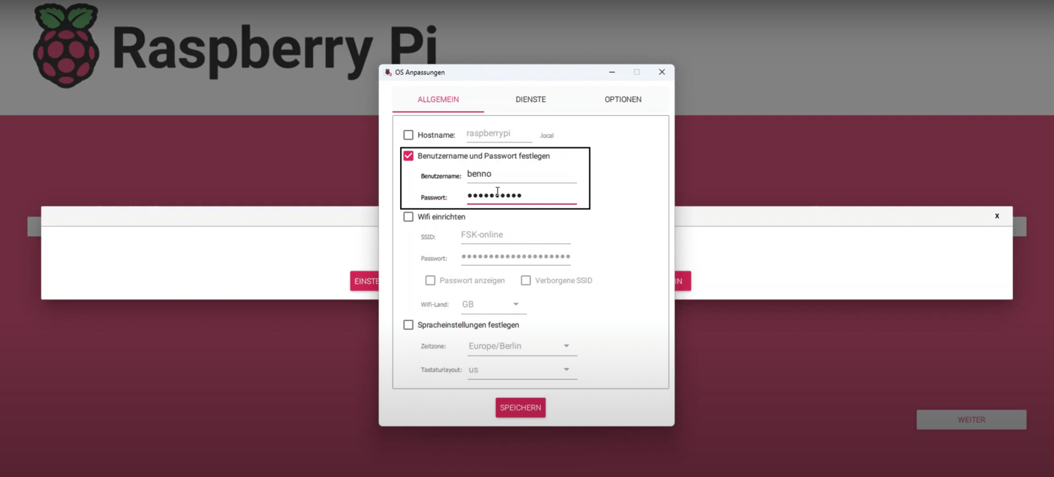 Betriebssystem auf Raspberry Pi installieren - Bennos Blog